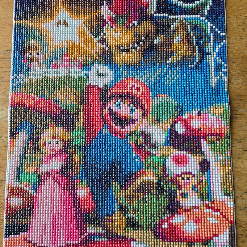 Diamond Art Mario - Etsy
