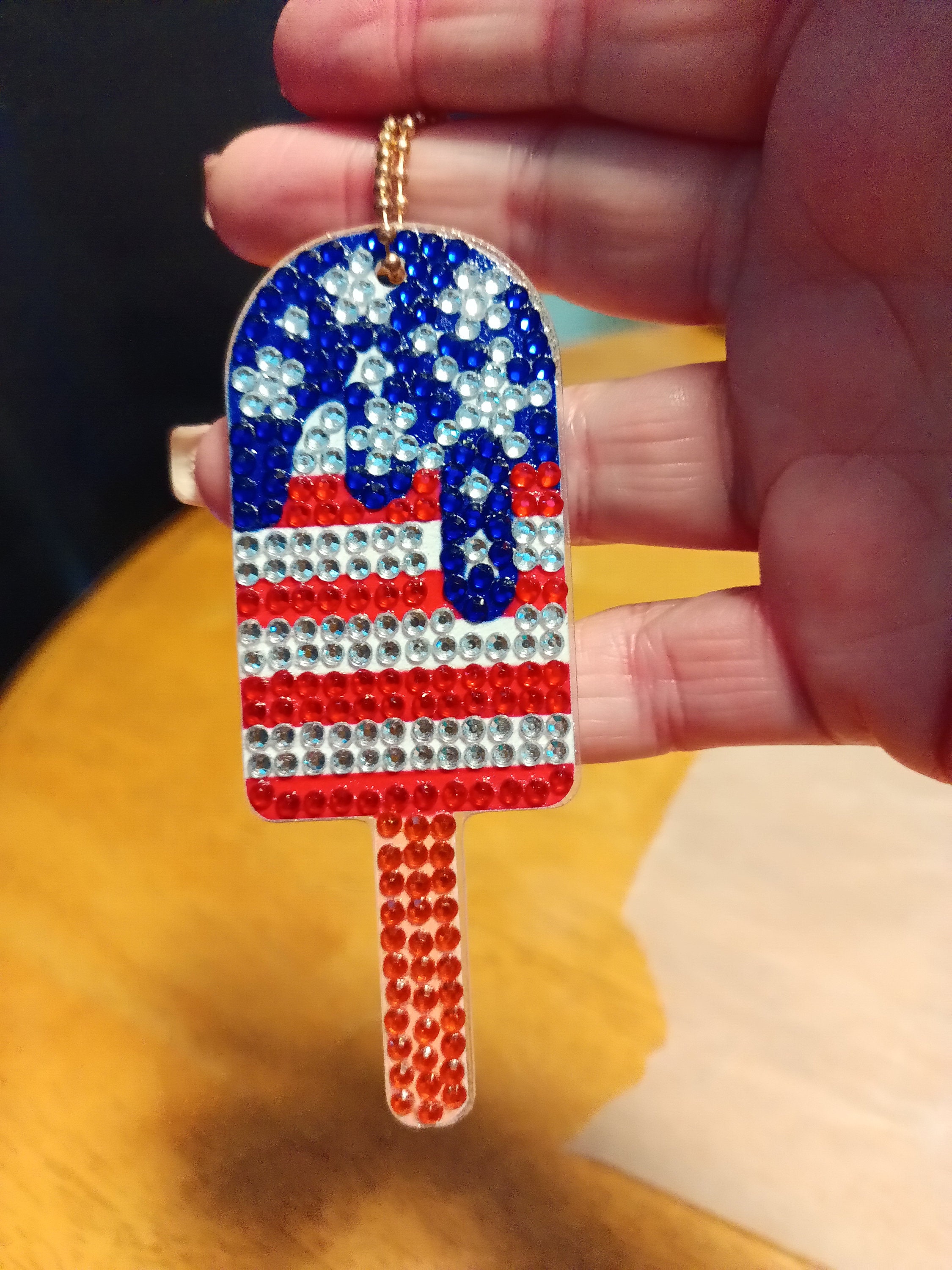 Patriotic Key Chains - Etsy
