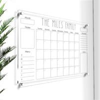 Dry Erase Calendar - Etsy