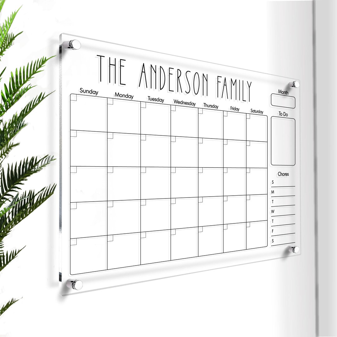 Family Calendar | personalized Calendar | personalized Wall Calendar ...