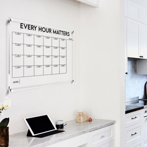 Large Daily Planner | Custom Wall Calendar | dry Erase Board ...