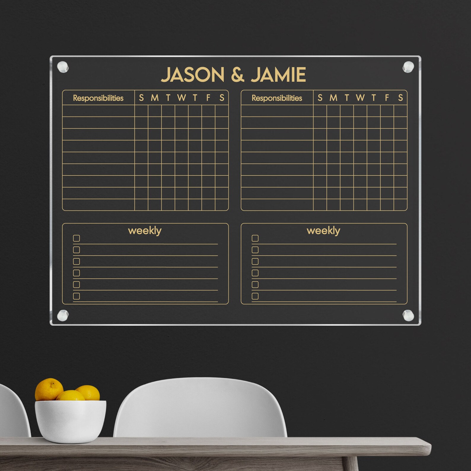 Chore Chart for Kids | Large Family Planner | Weekly Planner 2026 ...