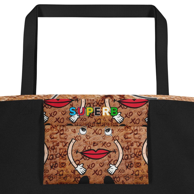 Superb Designer All-over Print Large Tote Bag - Etsy