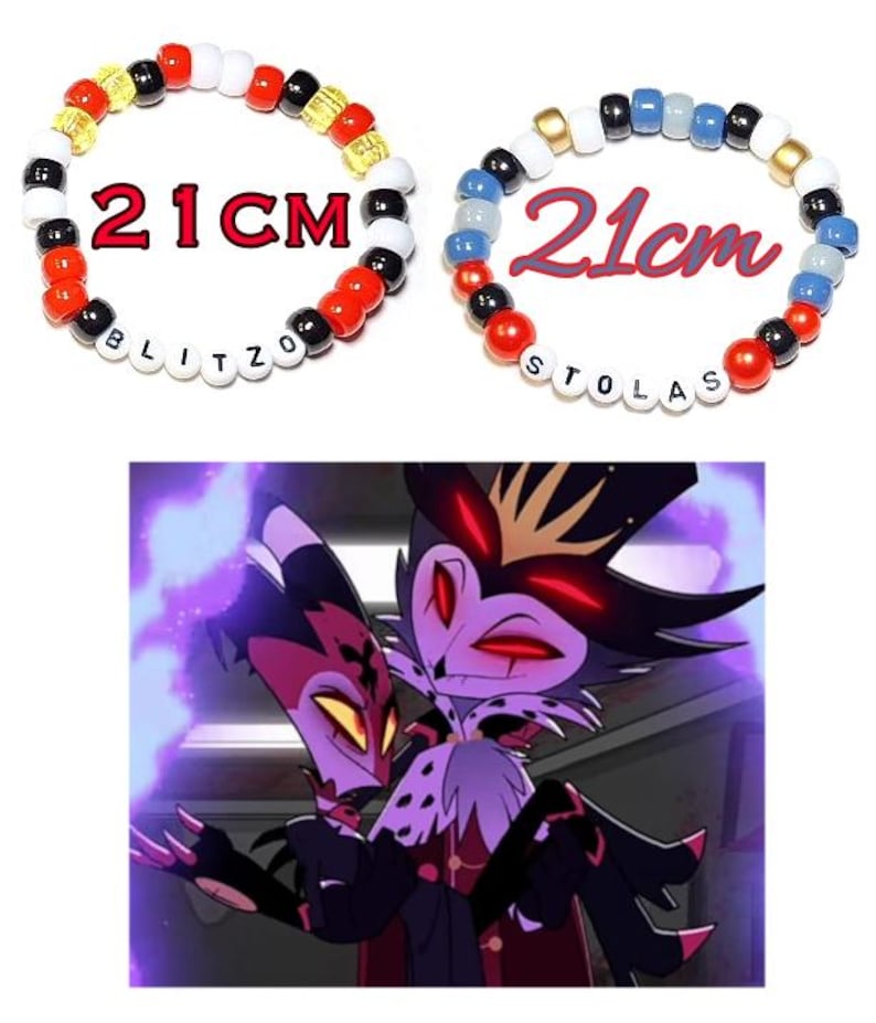 Stolas and Blitzø Beaded Bracelets - Etsy