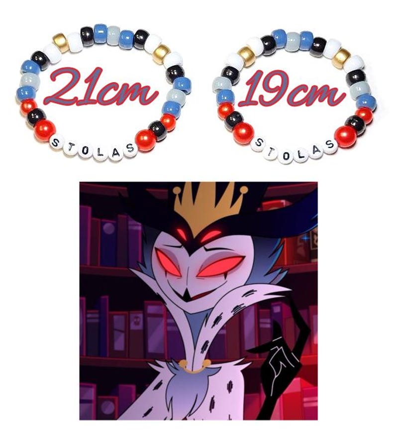 Stolas and Blitzø Beaded Bracelets - Etsy