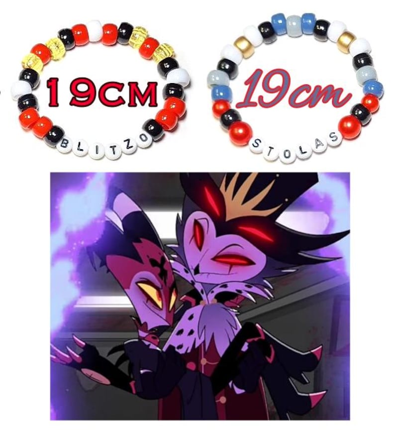 Stolas and Blitzø Beaded Bracelets - Etsy