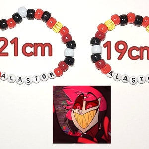 Lucifer and Radio Demon Beaded Bracelets - Etsy