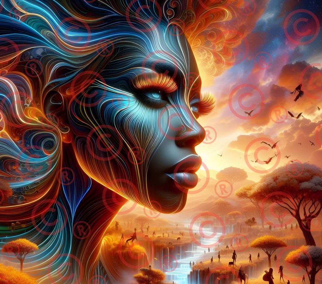 1 Beautiful AI Design African American Tumblr Wraps AI Prompts ...