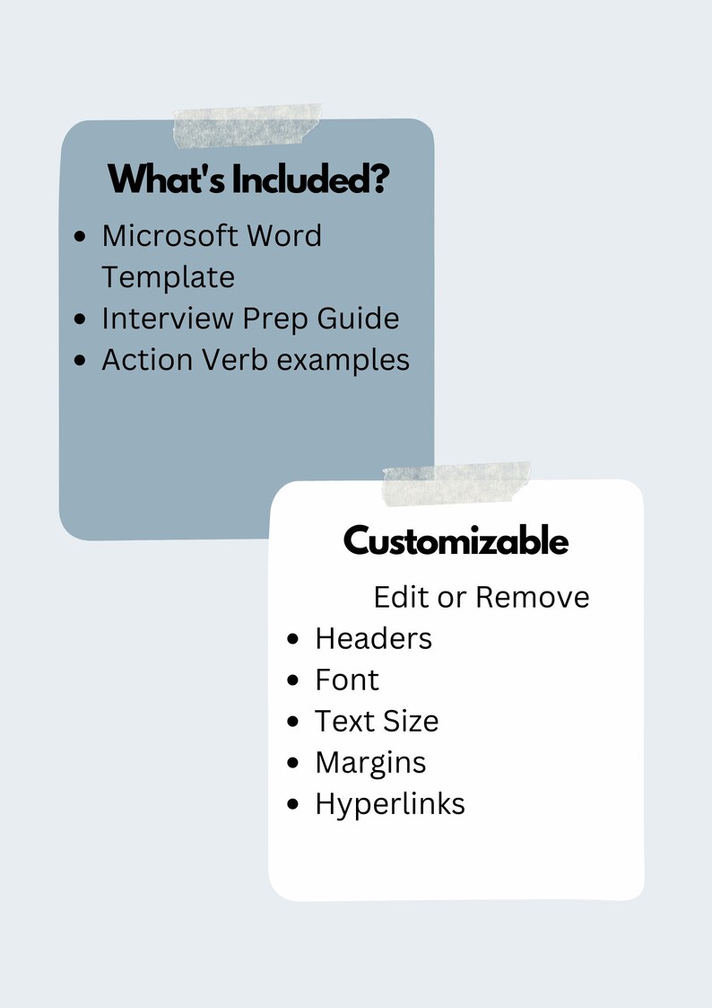 Simple Resume Template | Microsoft Word | Interview Prep Guide ...