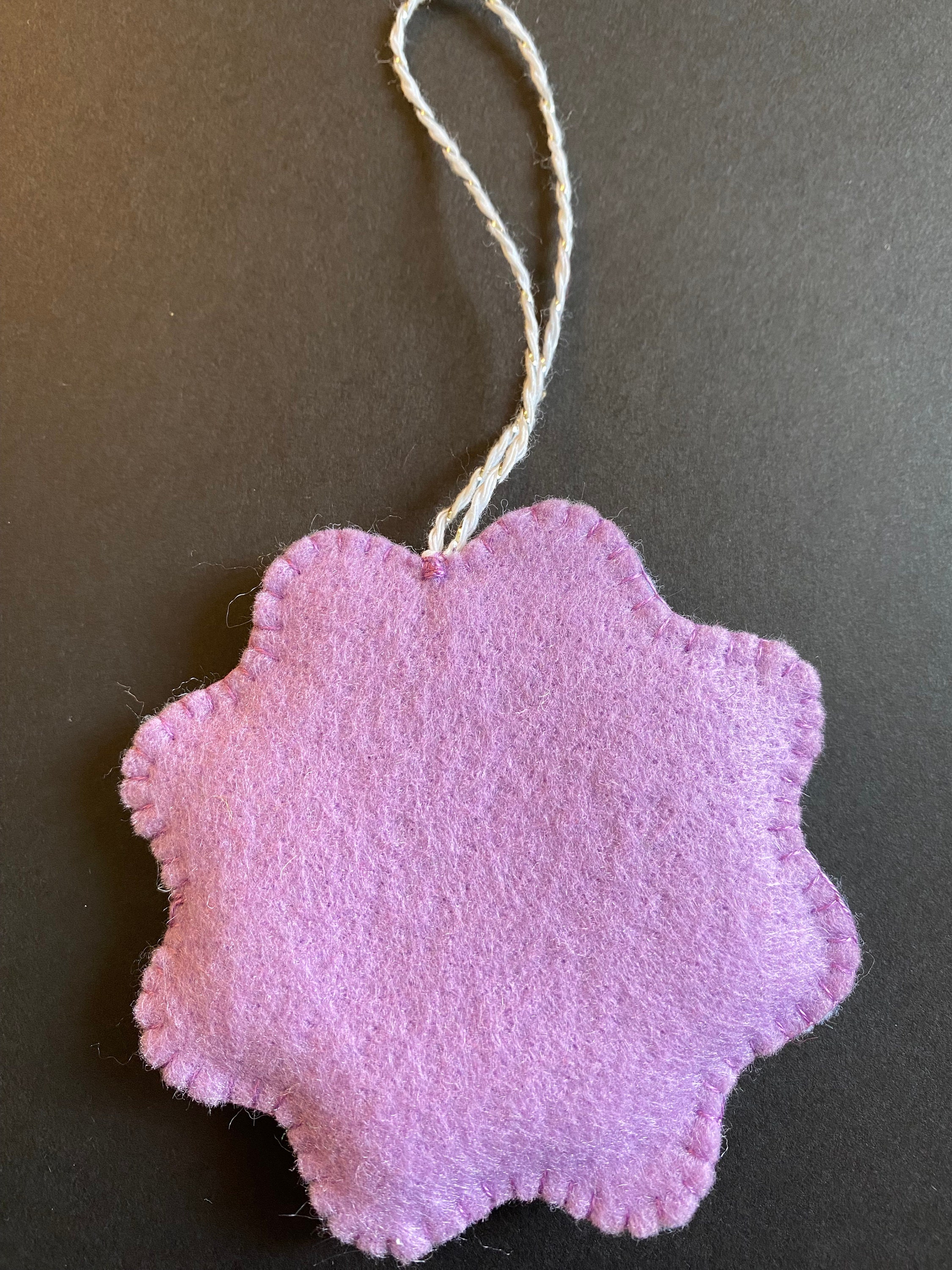 Multicolor Handmade Felt Ornament | Hand Embroidered Ornament | Folk ...