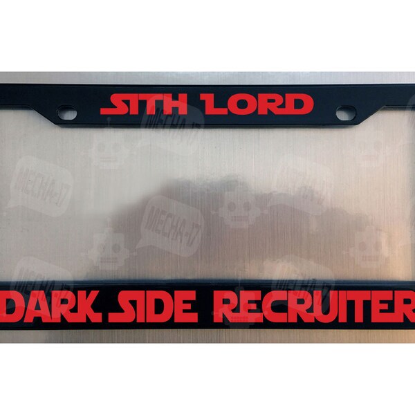 Customized Side by Side License Plate - Etsy