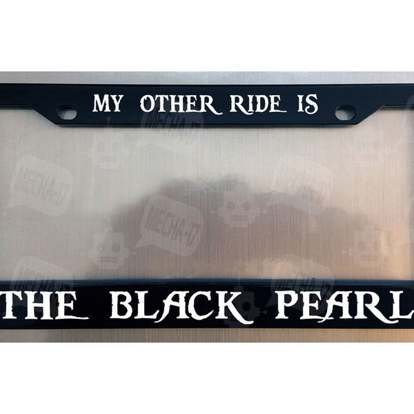 Pearl License Plate Frame - Etsy