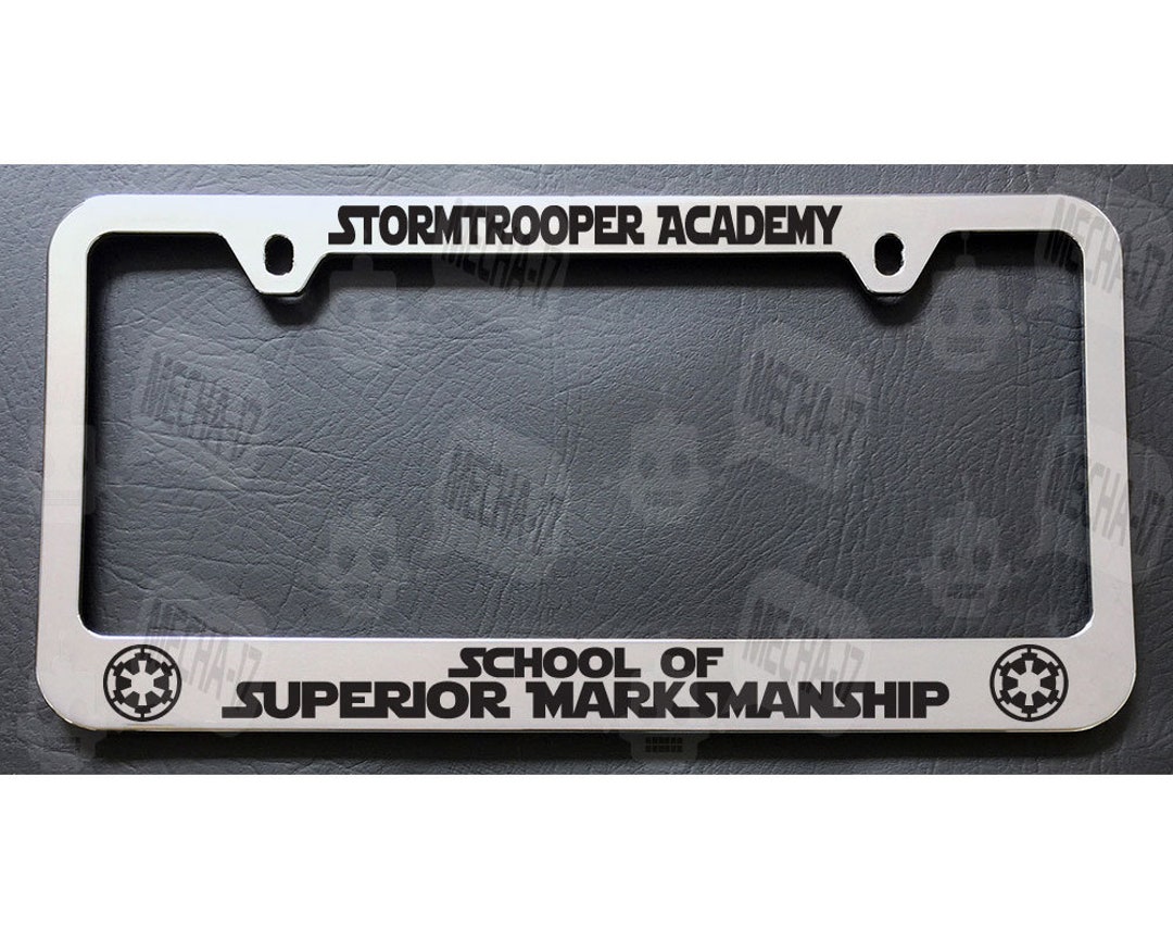 Stormtrooper Academy School of Superior Marksmanship Chrome License ...