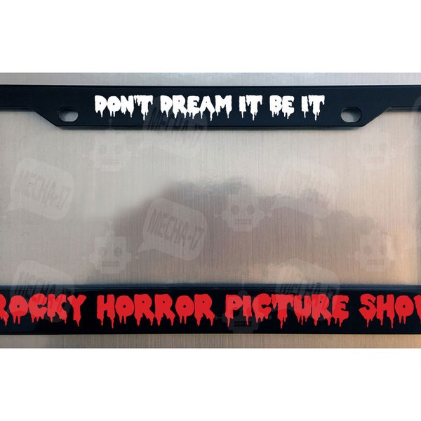 Horror License Plate Frame - Etsy
