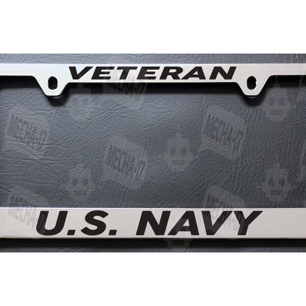 Navy Custom License Plate Frames - Etsy