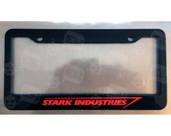 Stark Industries Custom License Plate - Etsy