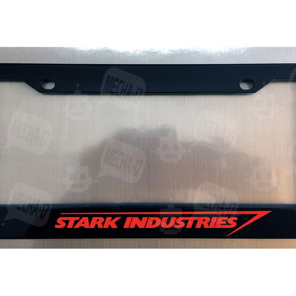 Iron Man License Plate Frame - Etsy