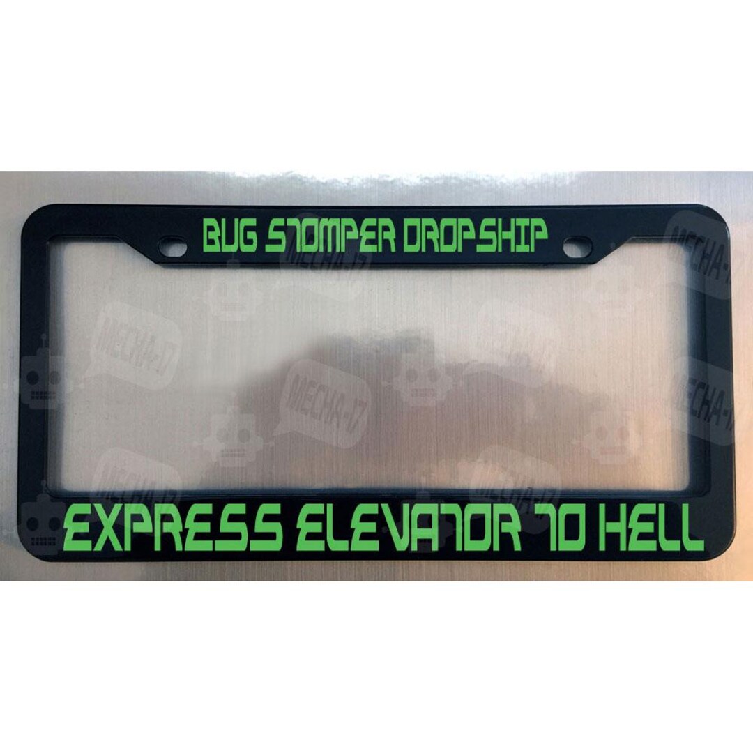 Bug Stomper Dropship Express Elevator to Hell Glossy Black License ...