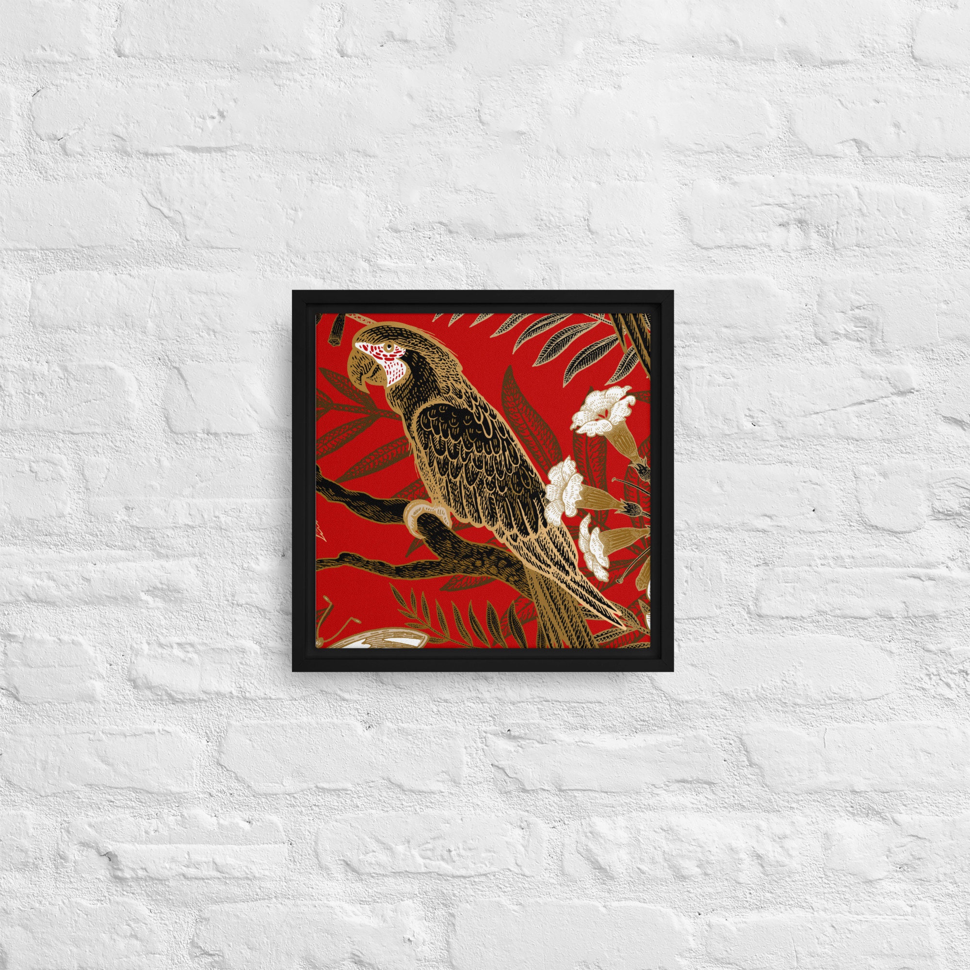 Seamless Parrot Bird Art Print Parrot Wall Art Bird Art - Etsy