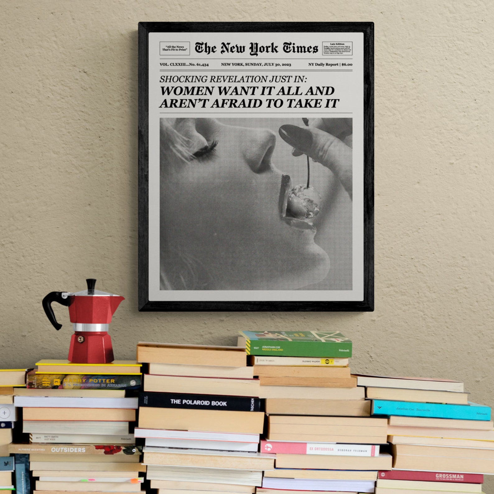 Digital Download Print "women" Newspaper Article NYT New York Times ...