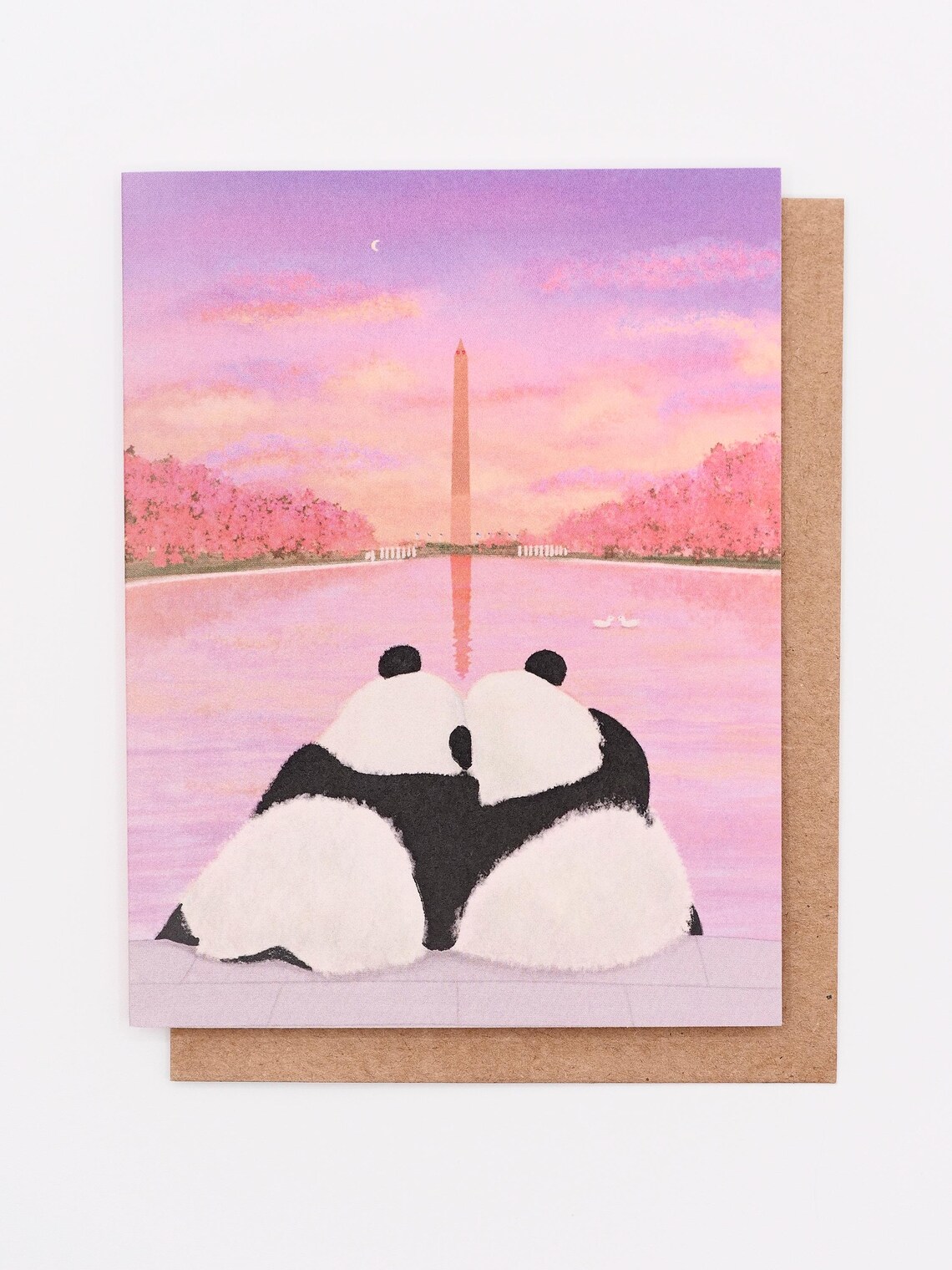 Pandas in Love | Hand-drawn Panda Valentine's Day Card! - Etsy