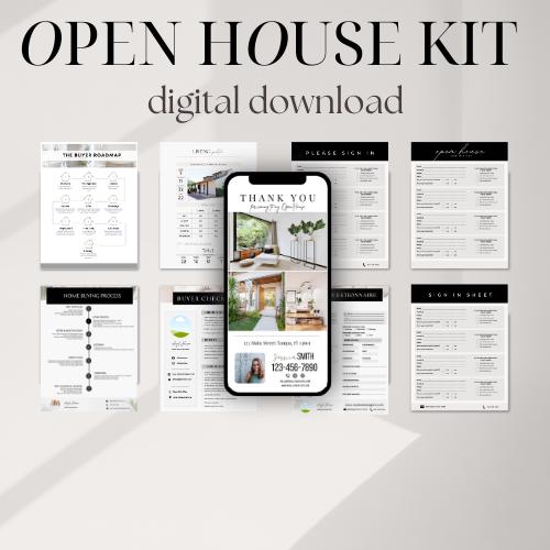 Open House Kit | Property Brochure | Realtor Brochure | Template I EDIT ...