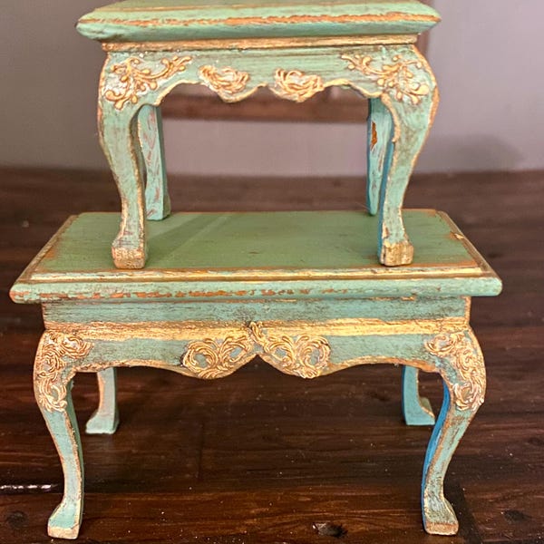 Painted Side Table - Etsy
