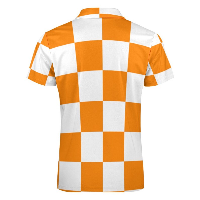 Checkerboard Short Sleeve Polo Shirt - Etsy