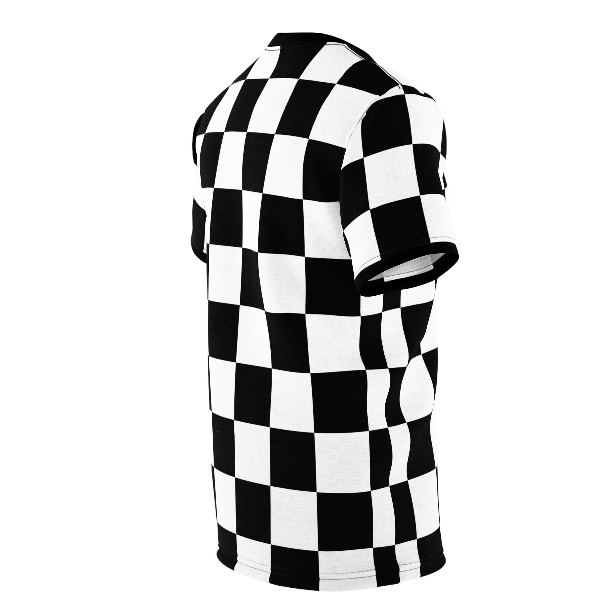 Black & White Checkerboard Shirt - Etsy