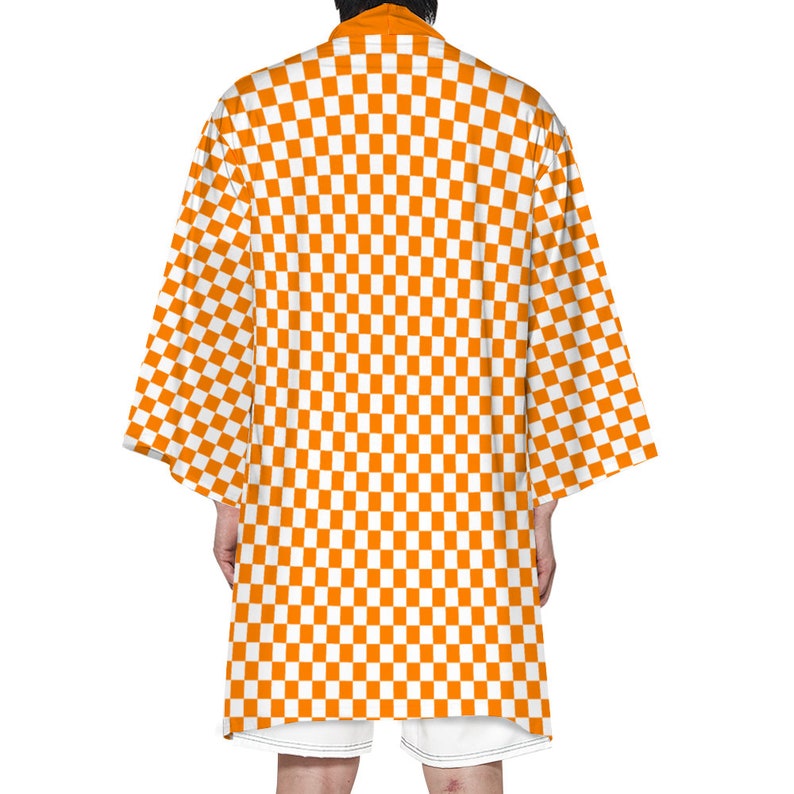 Checkerboard Haori Unisex Kimono | Plus Sizes Available - Etsy