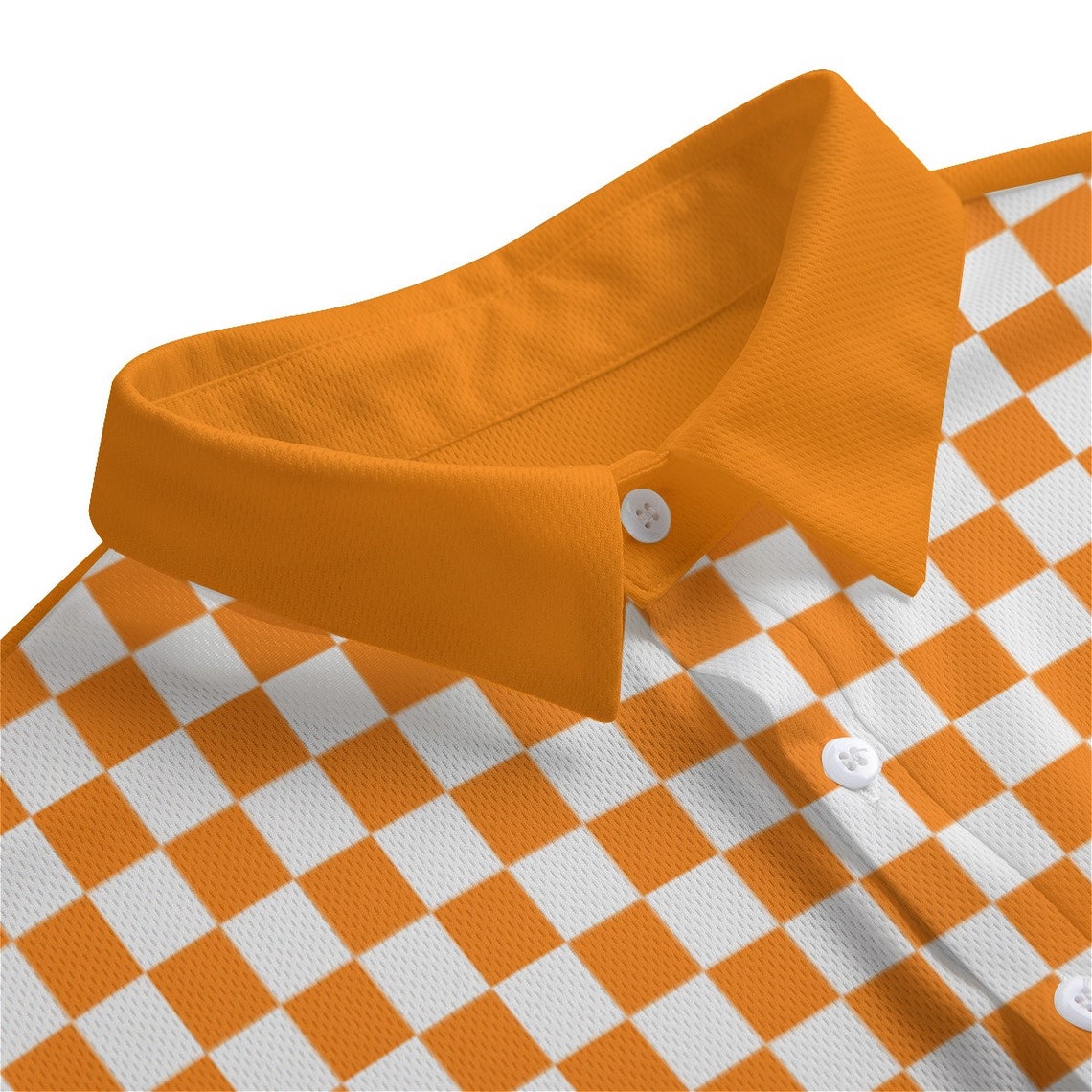 Men's Polo Shirt | Birdseye | Checkerboard Polo Shirt | Sizes up to 8XL ...