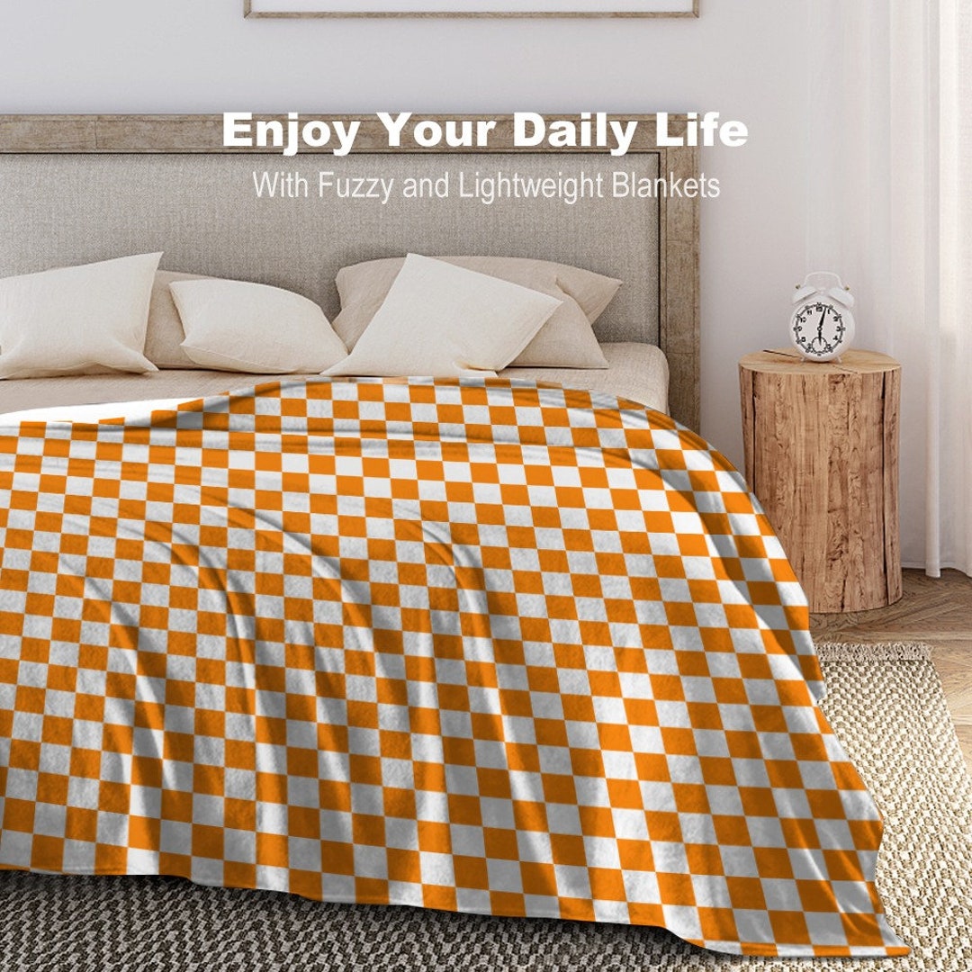 Super Soft Checkerboard Flannel Throw / Blanket - Etsy