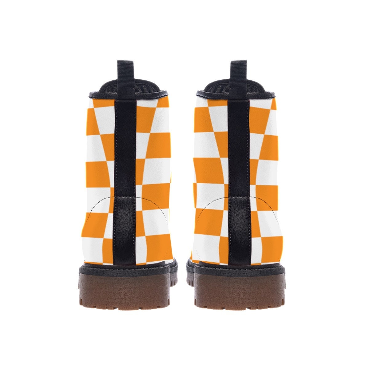 Men's Checkerboard Checkered Short Boots - Etsy