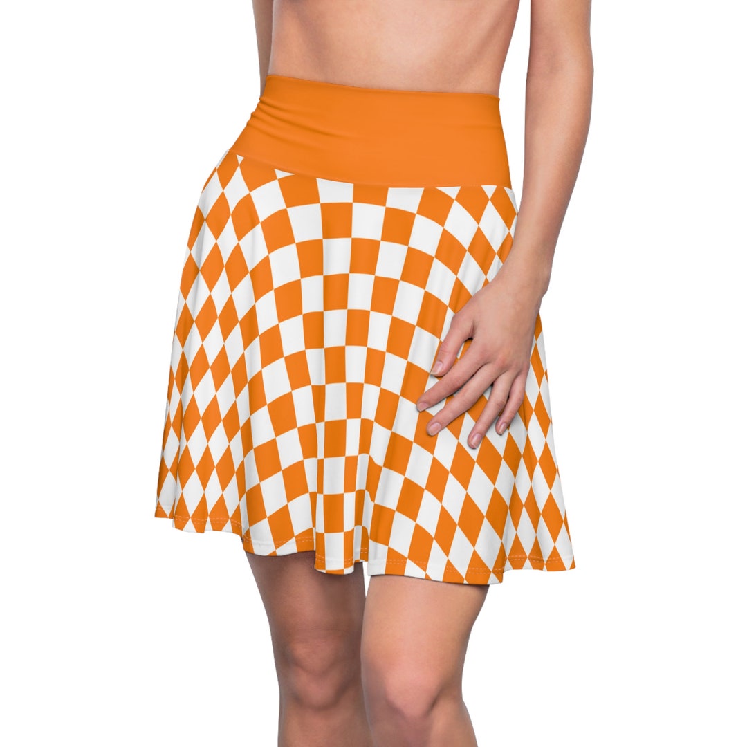 Women's Checkerboard Skater Skirt - Etsy