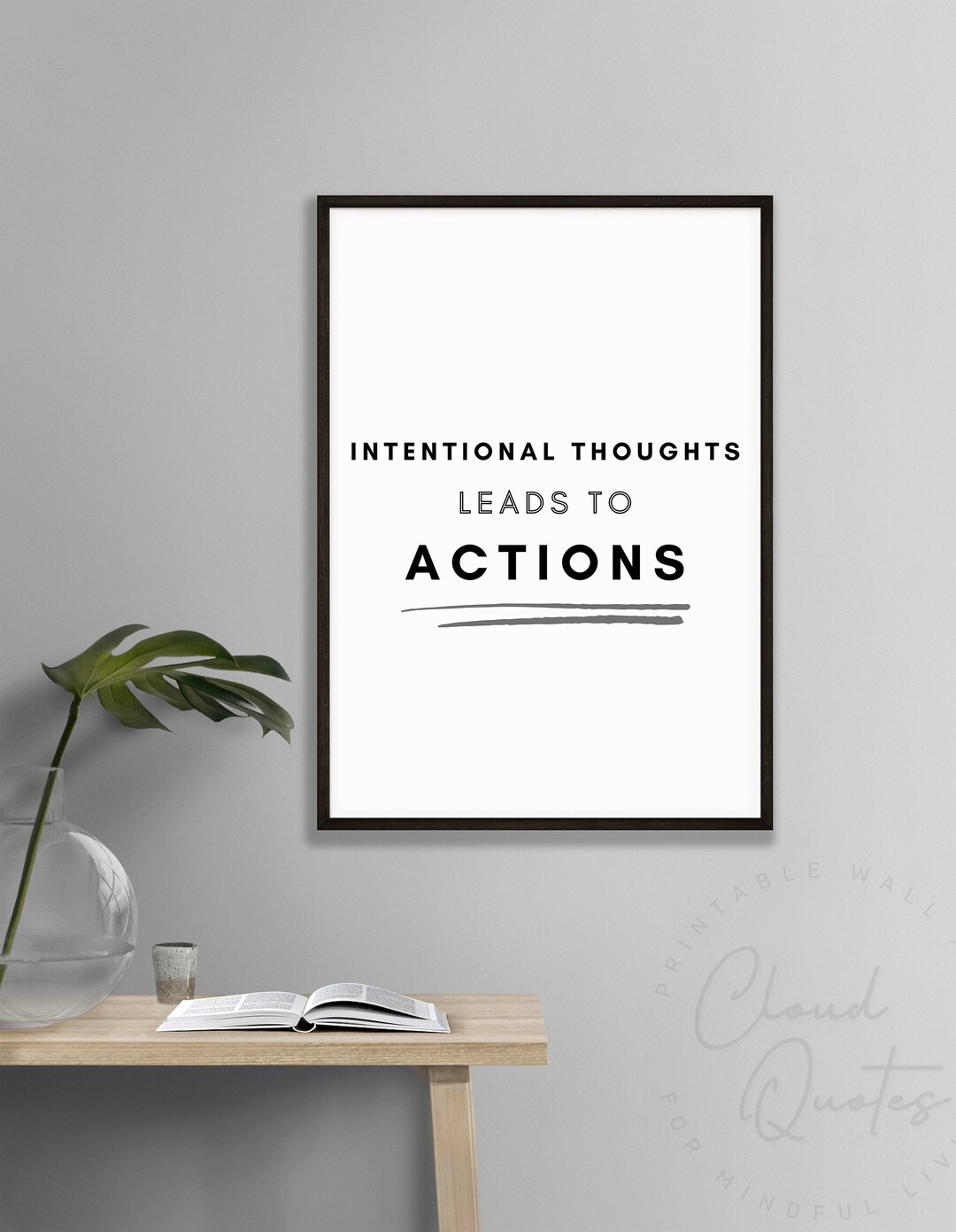 Motivational Quote Printable Wall Art, Digital Download, Office Wall ...