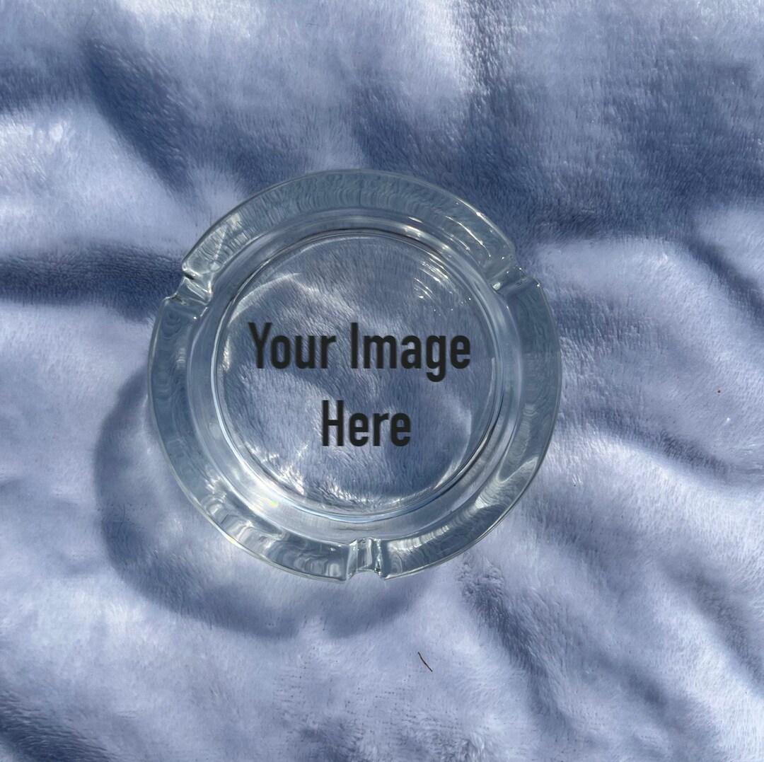 Custom Engraved Crystal Ashtray - Etsy