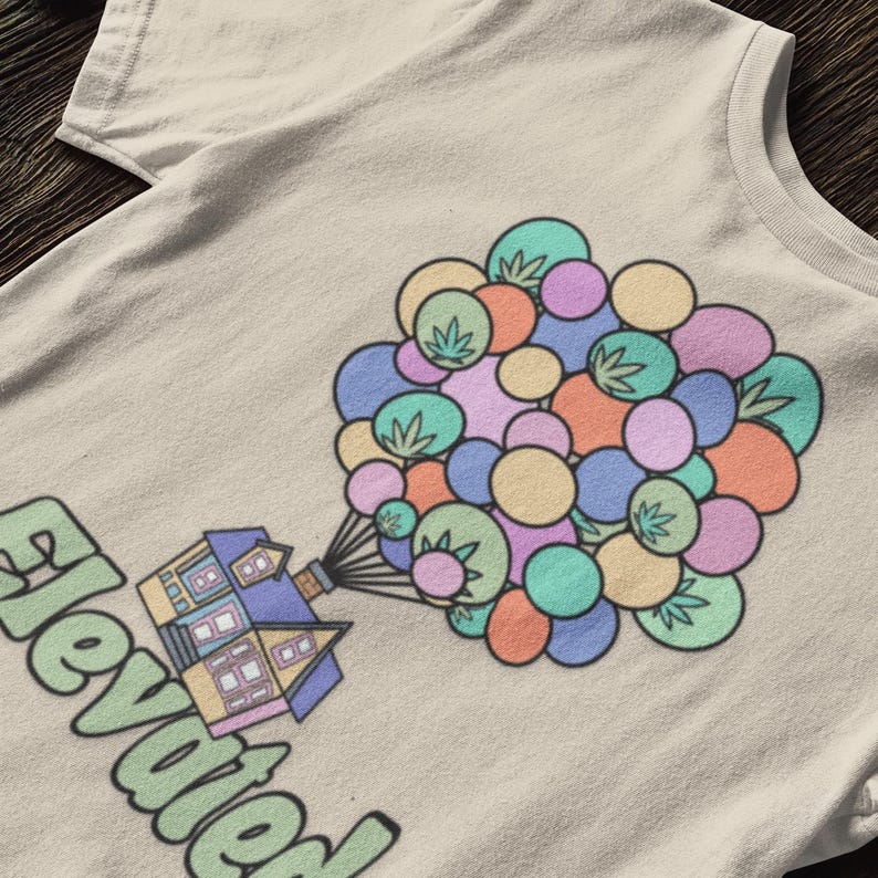 Disney Pixar up Elevated Weed Smoker T-shirt - Etsy