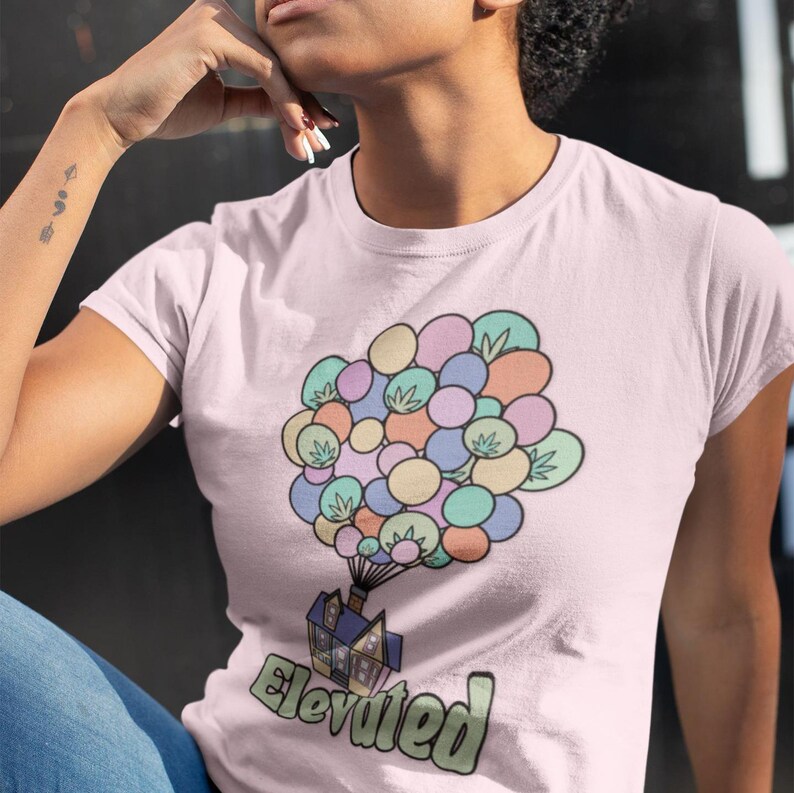 Disney Pixar up Elevated Weed Smoker T-shirt - Etsy