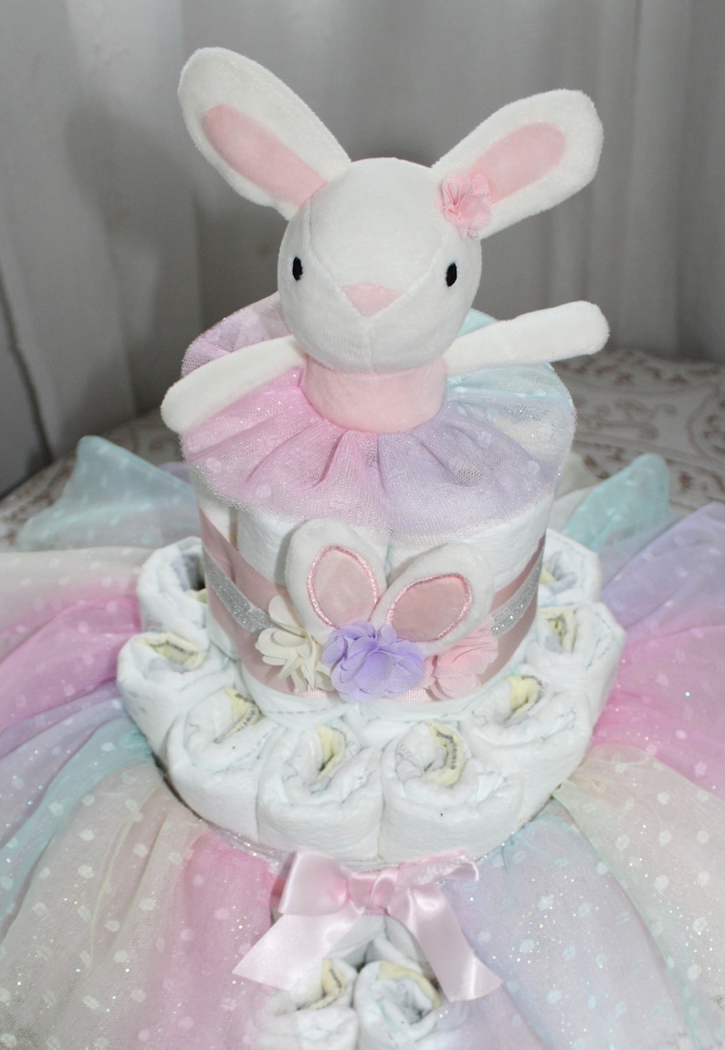 Diaper Cake Tutu Baby Shower Gift Idea Gift Table Centerpiece, Unique ...
