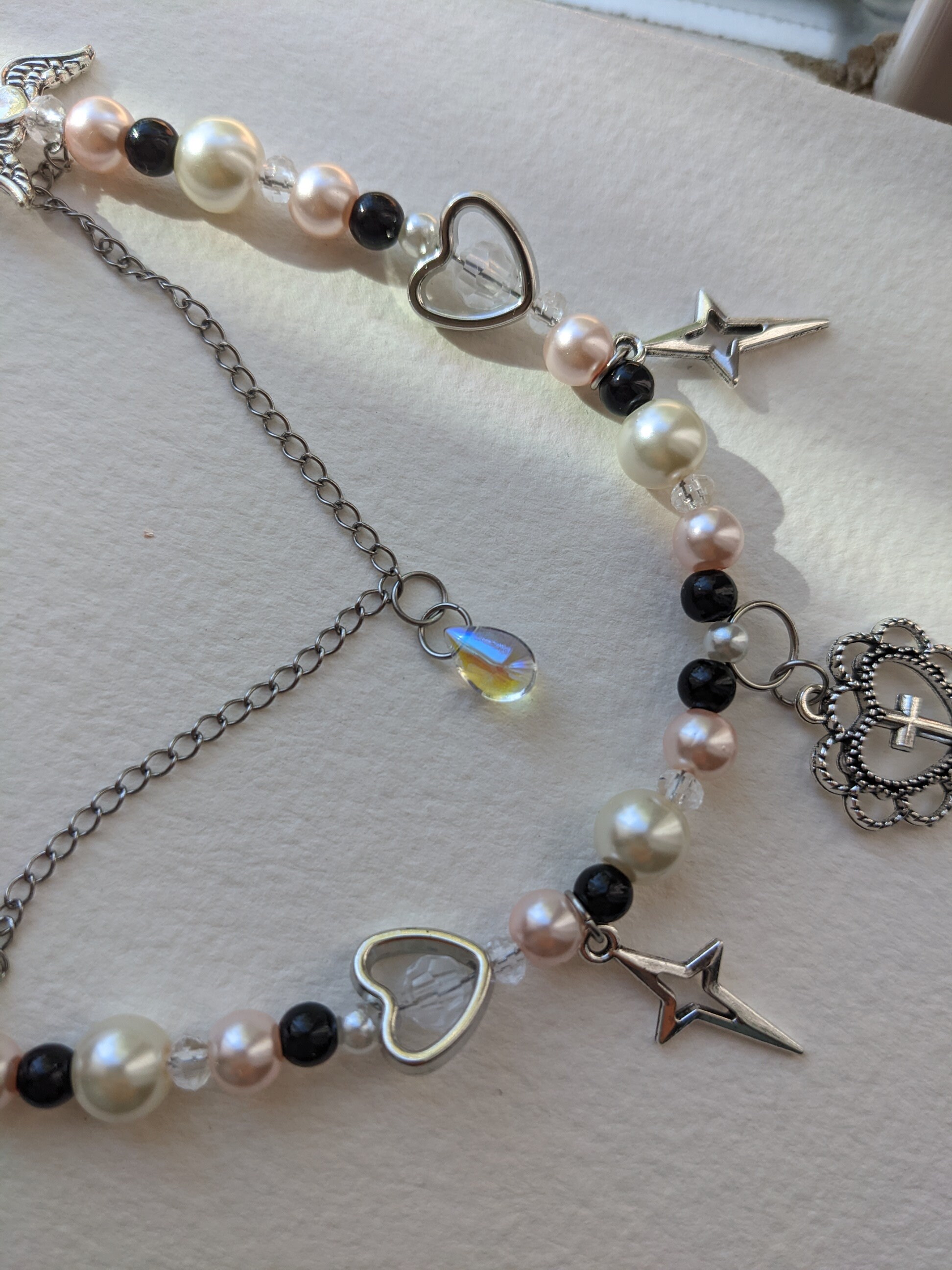 ALTERLIFE Handmade Beaded Necklace / Gothcore Fairycore - Etsy Canada