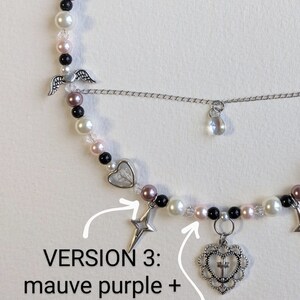 ALTERLIFE Handmade Beaded Necklace / Gothcore Fairycore Whimsigoth ...