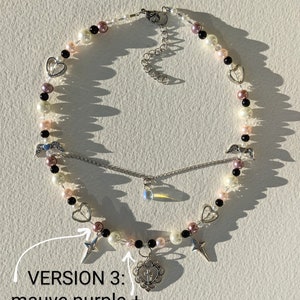 ALTERLIFE Handmade Beaded Necklace / Gothcore Fairycore Whimsigoth ...