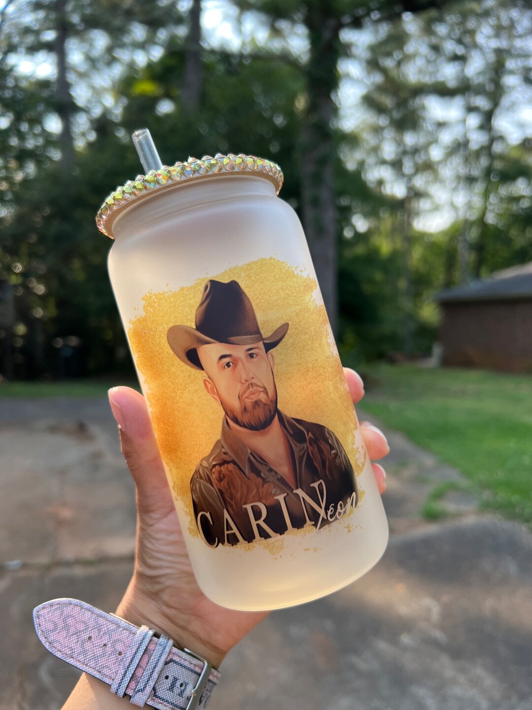 Carin Leon Tumbler Glass Cup. A Special Gift for Carin Fans. or Even ...