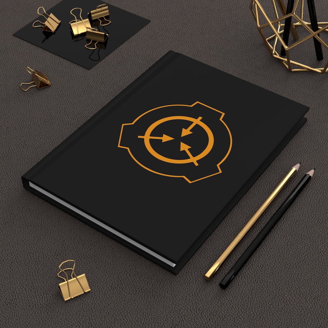 SCP Foundation Journal | Black Stoic Notebook | Paranormal Scary Book ...