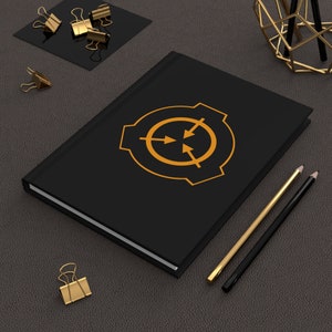 SCP Foundation Journal | Black Stoic Notebook | Paranormal Scary Book ...
