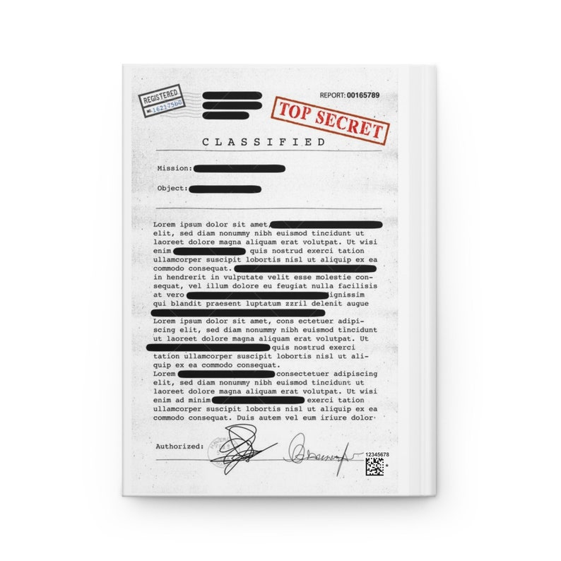 Classified Journal | Secret Agent Notebook | Special Journal Book | Top ...
