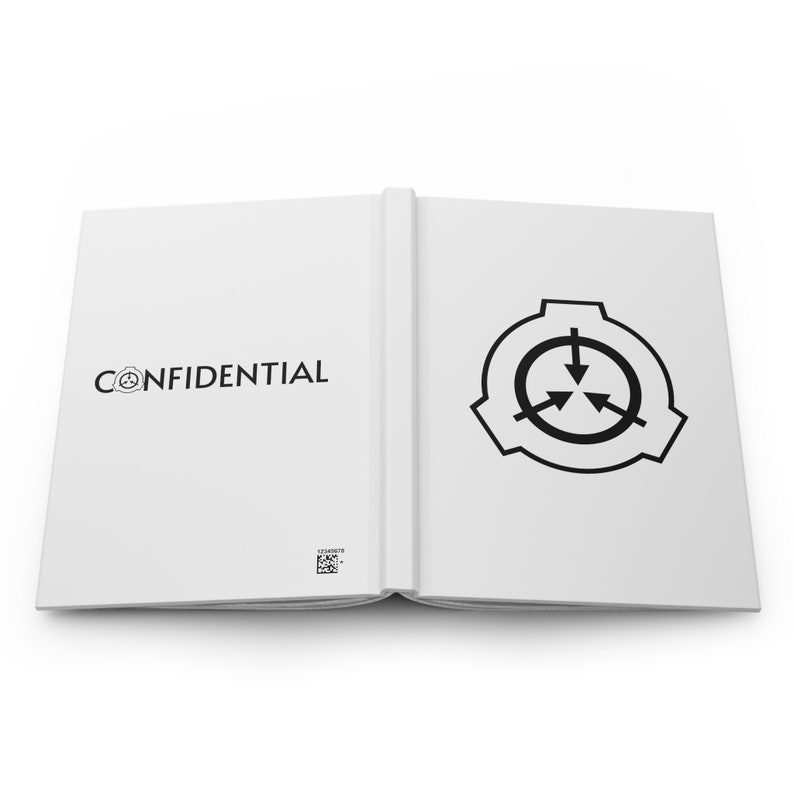 SCP Foundation White Journal | Black Stoic Notebook | Paranormal Scary ...