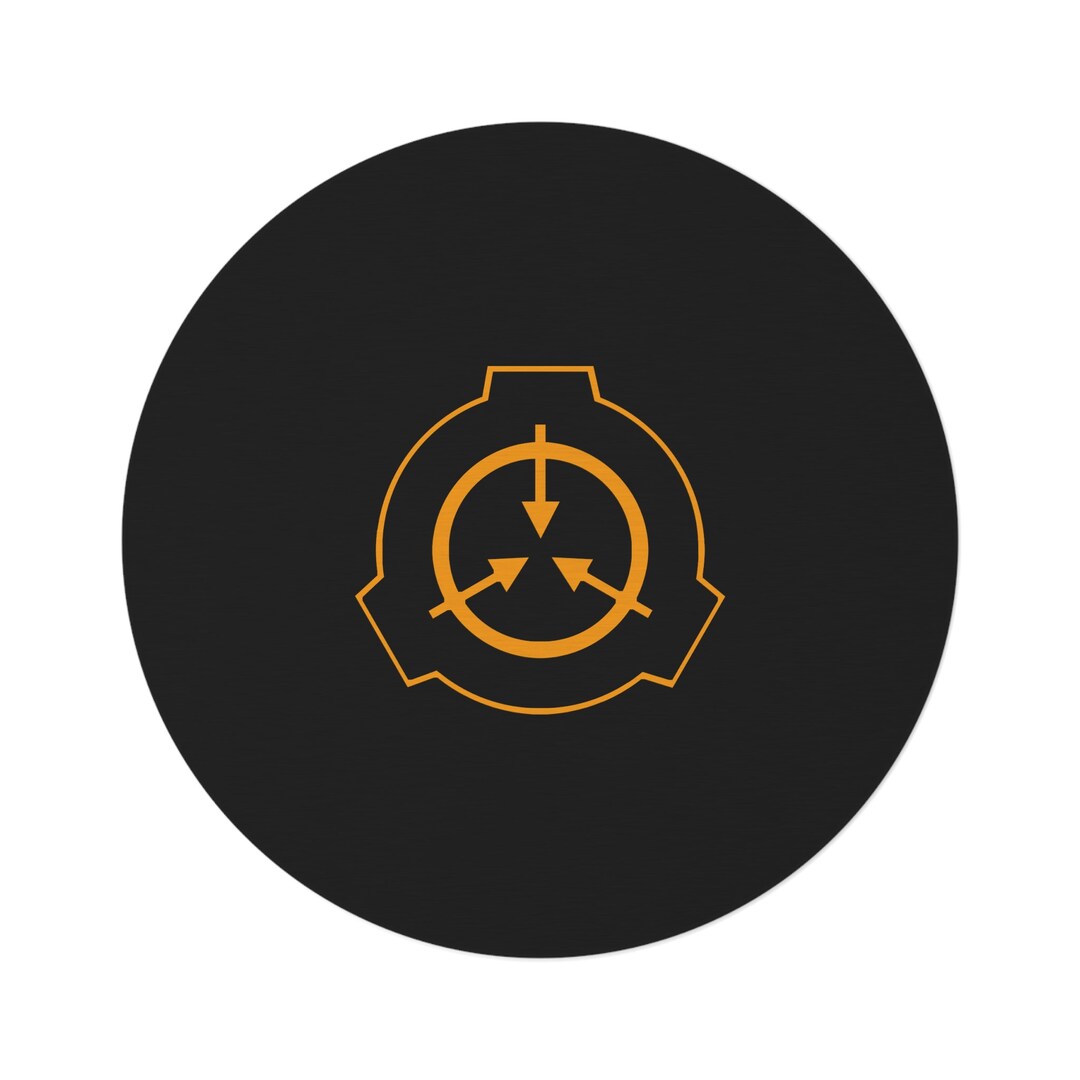 SCP Foundation Indoor Rug | Minimalist Rug | Gold Symbol Scifi Rug ...