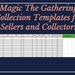 MTG Collection Spreadsheet Templates for Excel and Google Sheets - Etsy