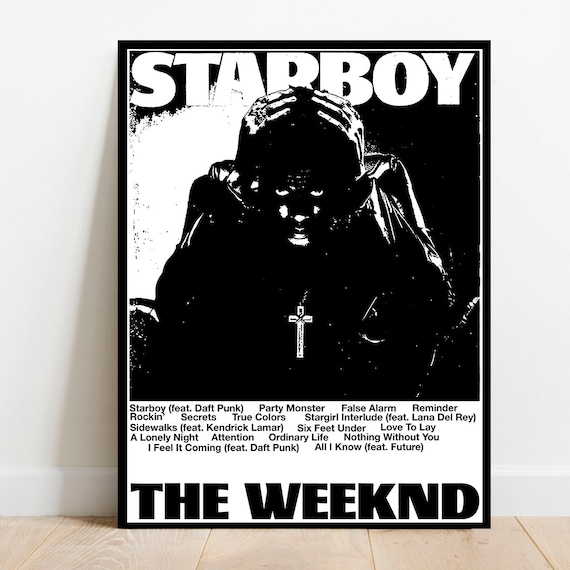 The Weeknd Album Cover Template